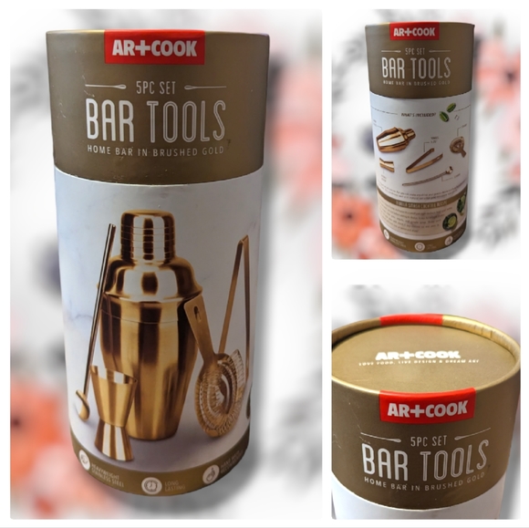 Art & Cook | Other | Host Pick Arcook 5pc Bar Stools Set Gold | Poshmark